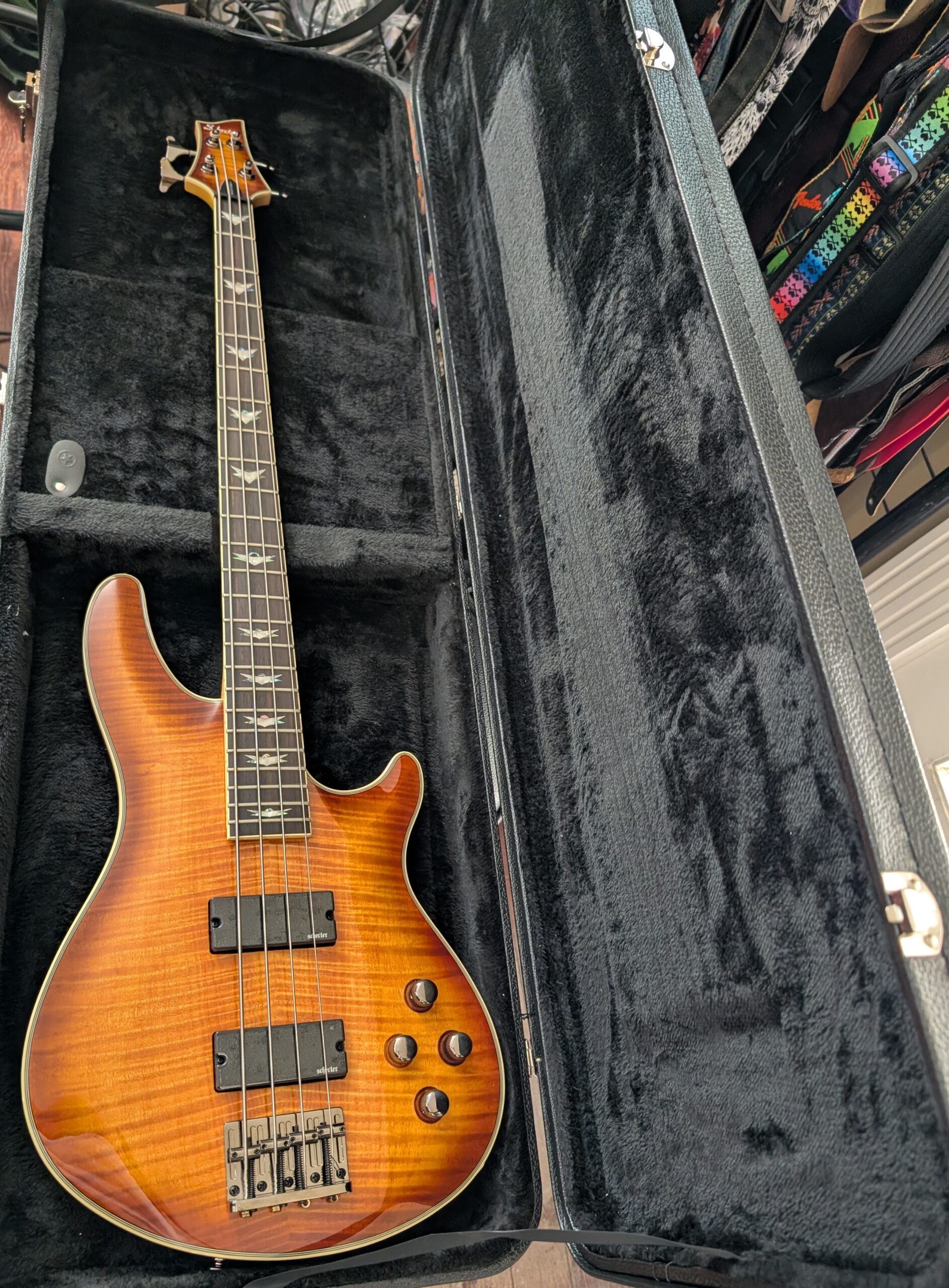 Schecter Guitar Research Omen Extreme-4 Electric Bass Guitar Vintage ...