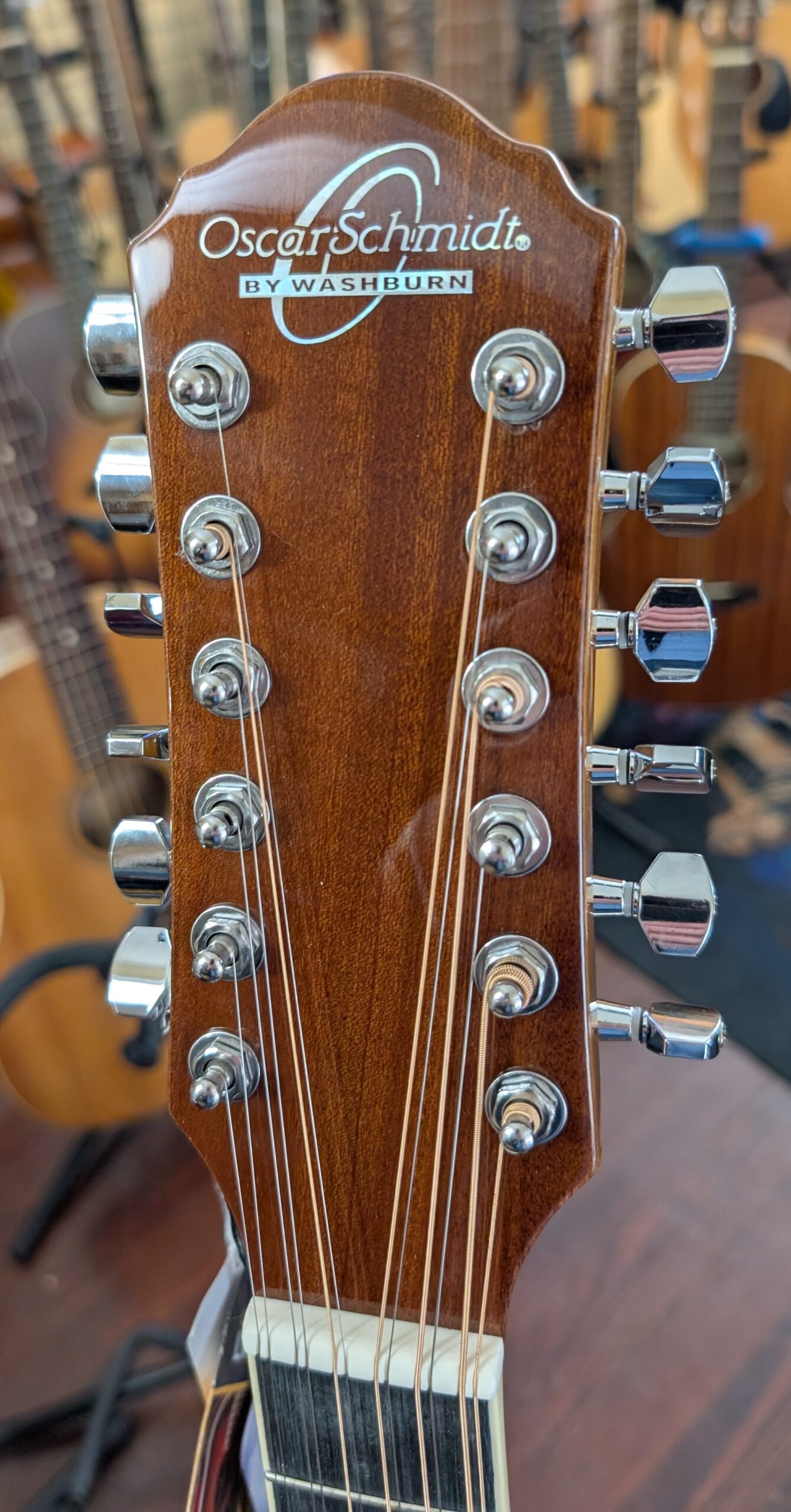 Oscar Schmidt by Washburn OD312CE-LH Left Handed Acoustic Electric 12 ...