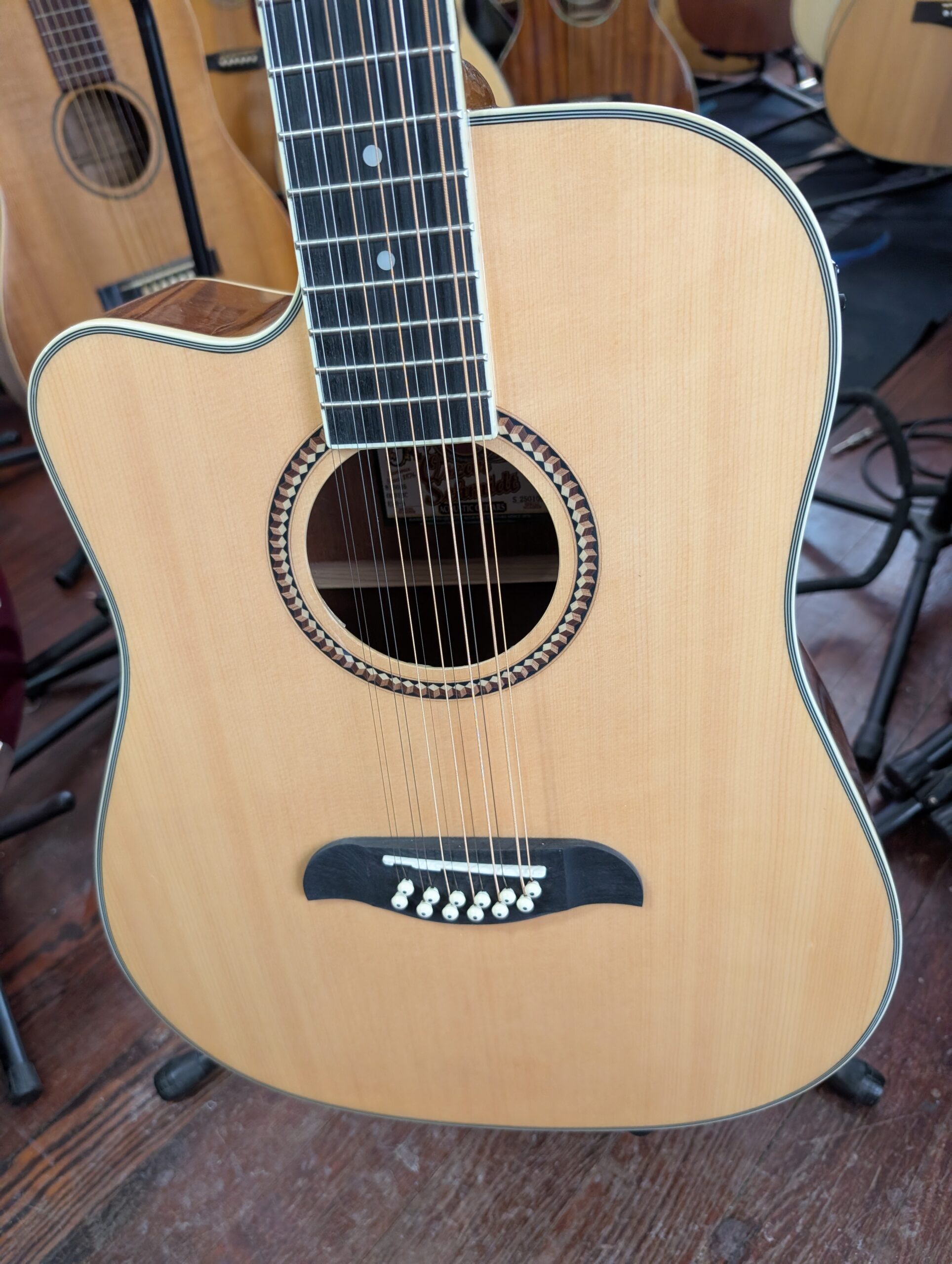 Oscar Schmidt by Washburn OD312CE-LH Left Handed Acoustic Electric 12 ...